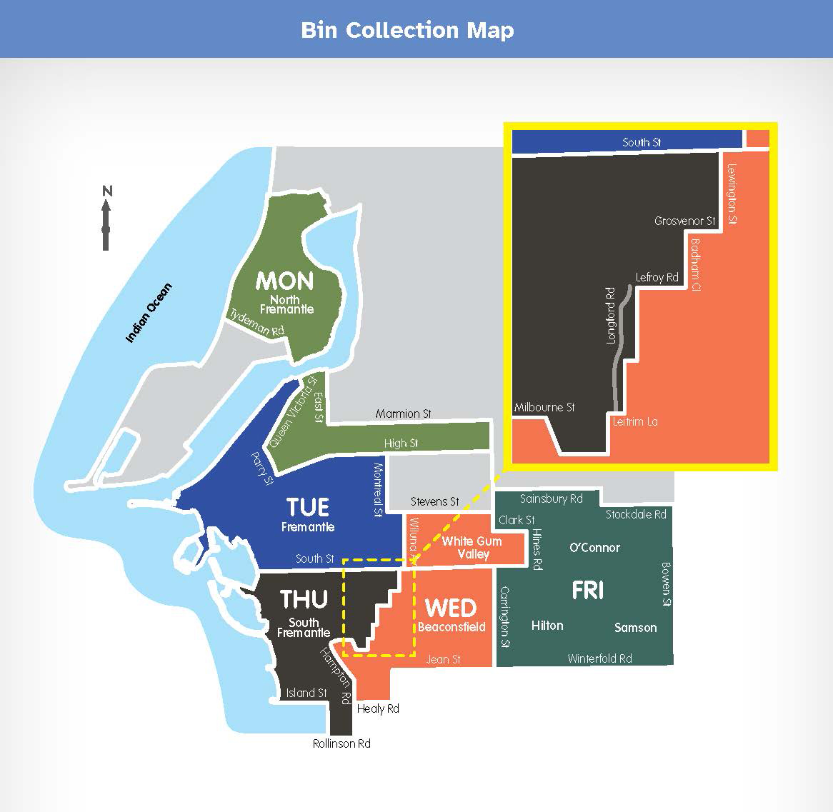 Bin collection - City of Fremantle