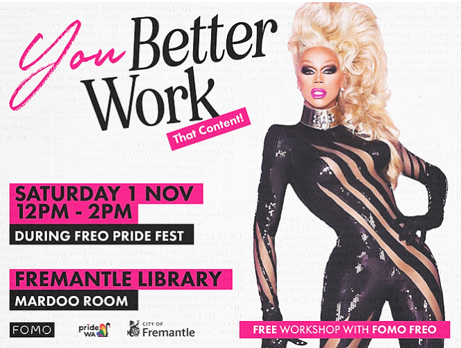 FOMO Freo - Pride Fest Workshop - City of Fremantle